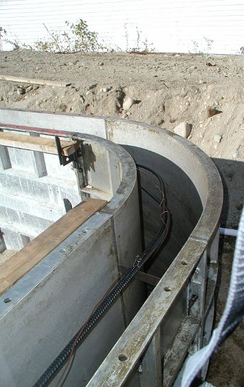 Swimming Pool Construction Forms - Corner